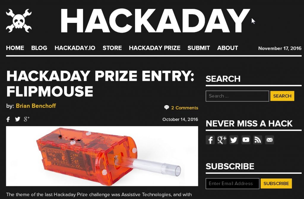 FlipMouse_Hackaday - AsTeRICS Foundation