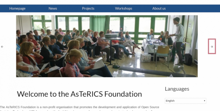 The AsTeRICS Foundation has a website - AsTeRICS Foundation