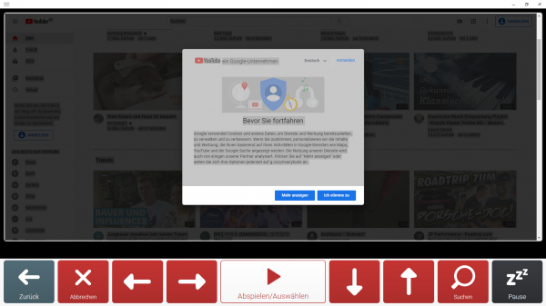 AsTeRICS Grid: Accessible YouTube Player - AsTeRICS Foundation