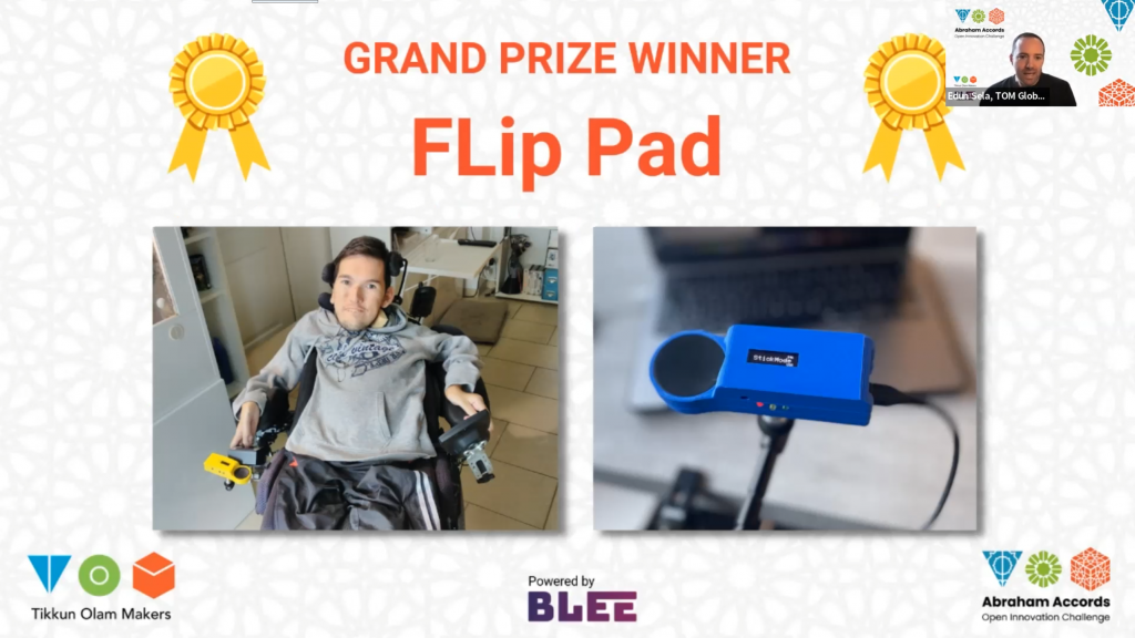 FLipPad - Grand Prize Winner of the AAOIC Challenge - AsTeRICS Foundation